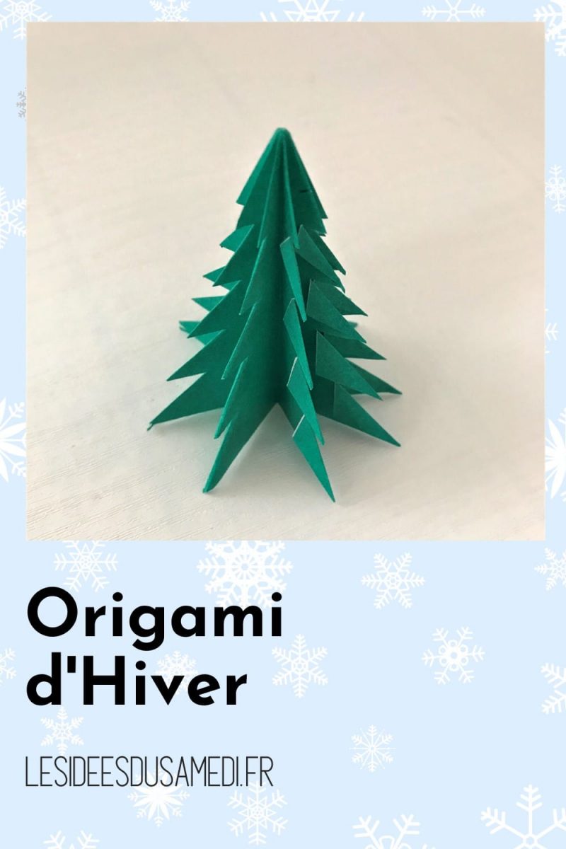 Comment plier un sapin en origami ? - Les idées du samedi