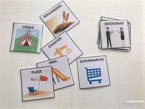 3 jeux de mimes en PDF à imprimer : métier, animaux, lieux