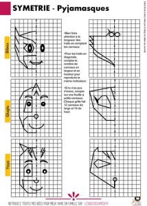 Fichier symétrie axiale CE2: exercices gratuits à imprimer