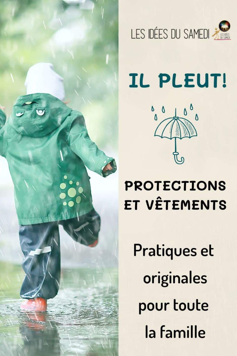 Protections pluie pour toute la famille