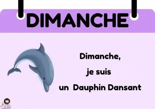 Apprendre les jours de la semaine - Les idées du samedi