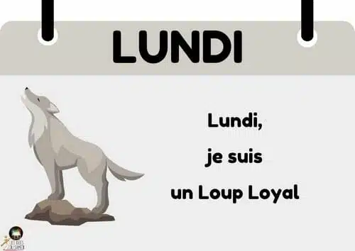 Apprendre les jours de la semaine - Les idées du samedi